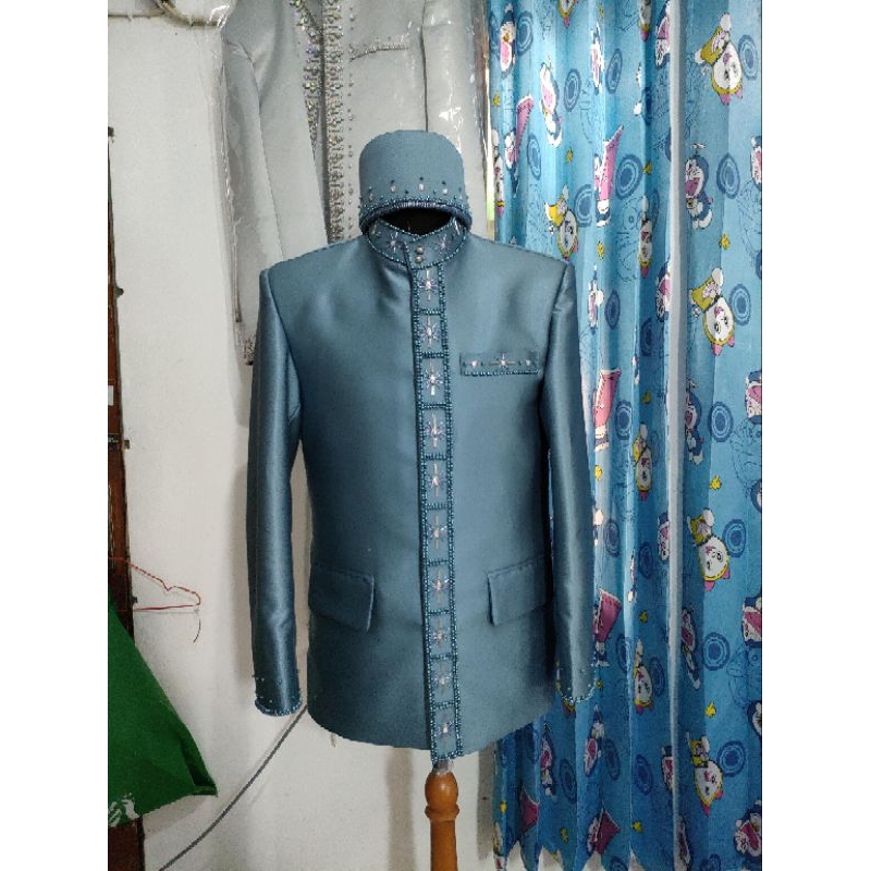 Jual BESKAP BAPAK BESAN MODERN BAHAN BRIDAL BAJU BAPAK HAJAT | Shopee ...