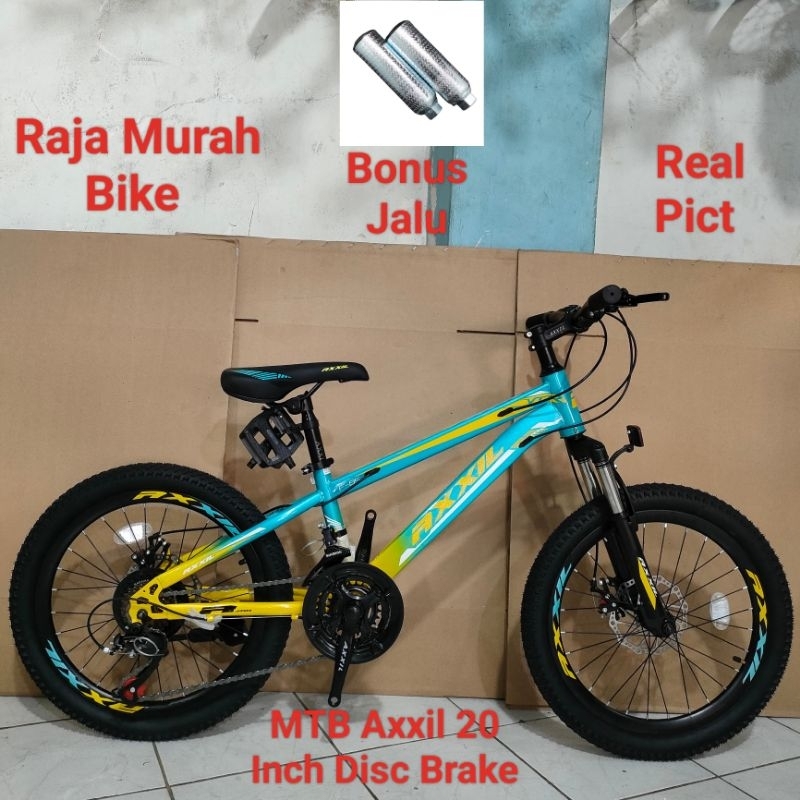 Jual Sepeda Gunung MTB 20 Inch Axxil Rem Cakram Sepeda MTB 20 Inch ...