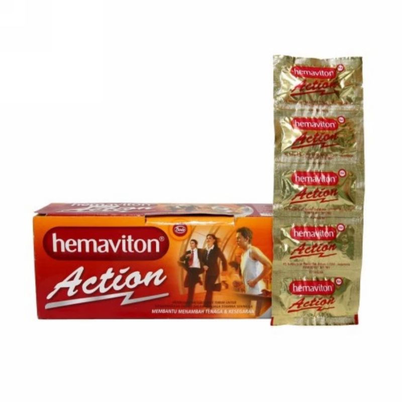 Jual Hemaviton Action Strip 5 Kapsul | Shopee Indonesia