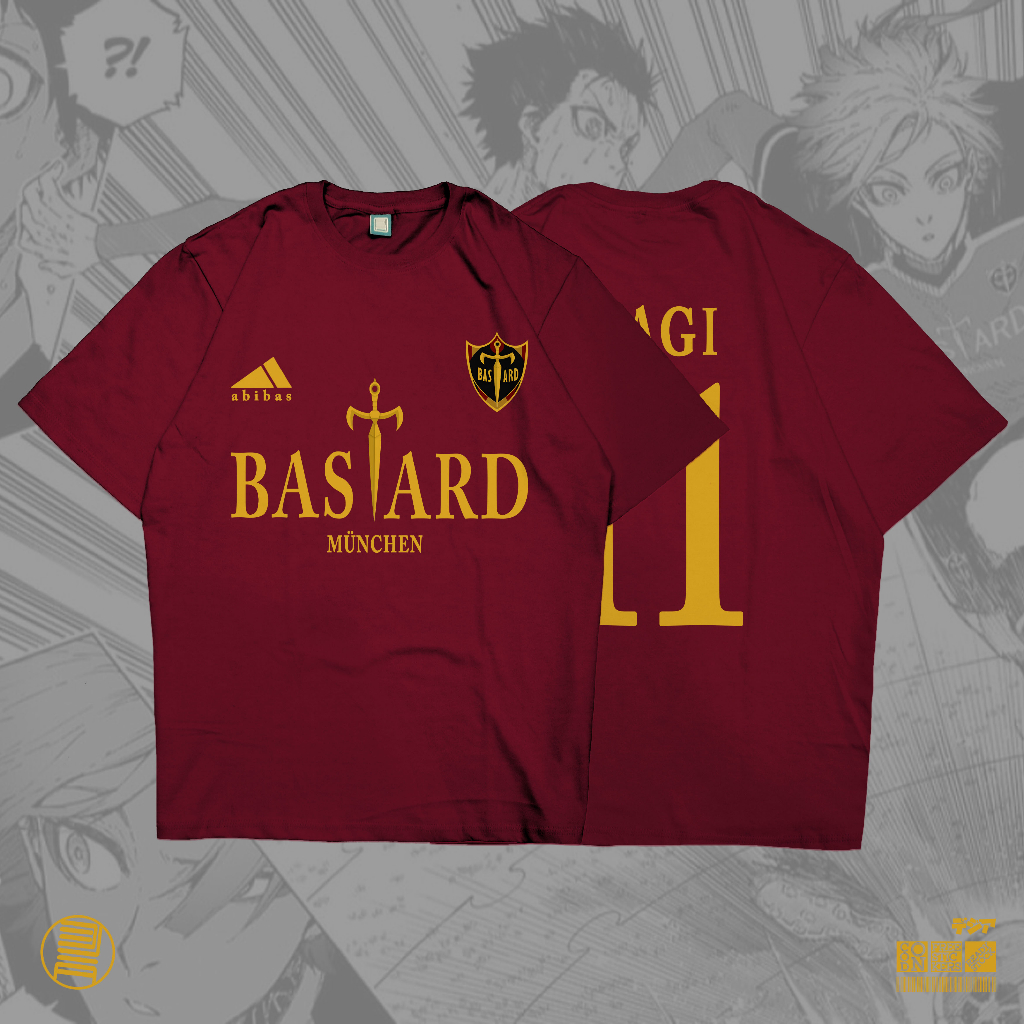 Jual Bastard Munchen Isagi Kaiser Blue Lock Jersey Kaos Anime Manga ...