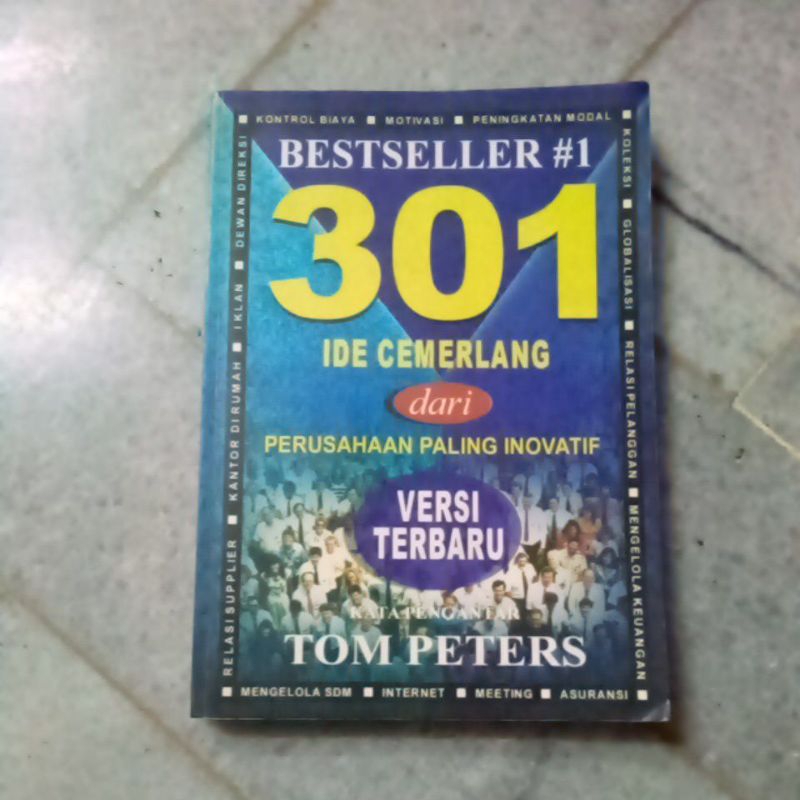 Jual 301 Ide Cemerlang dari Perusahaan Paling Inovatif (Tom Peters ...