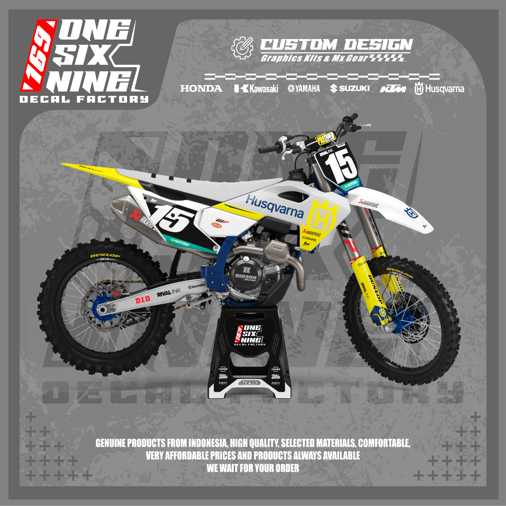Jual DECAL HUSQVARNA FC 450 2023 PREMIUM SUPERGLOSY | Shopee Indonesia