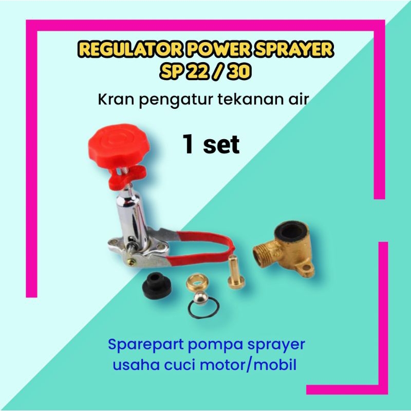 Jual Regulator assy pompa stim sancin RRT SP/PS 20 22 30 power sprayer ...