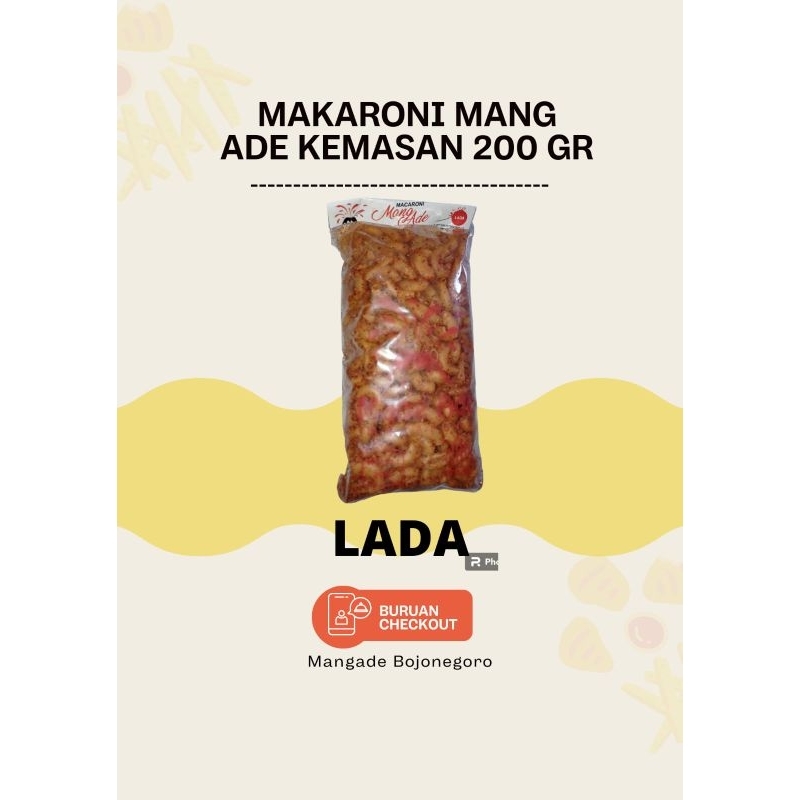 Jual Mang Ade Makaroni Lada (200g) | Shopee Indonesia