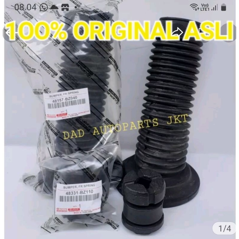 Jual KARET BOOT SHOCK BREAKER KARET STOPPER DEPAN ALLNEW AVANZA XENIA ...