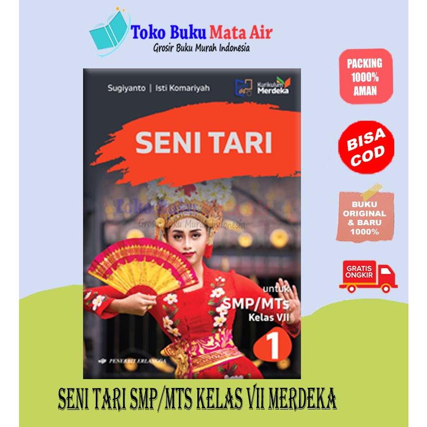 Jual BEST SELLER SENI TARI SMP/MTs KELAS 7 8 9 KURIKULUM MERDEKA - ERLANGGA | Shopee Indonesia