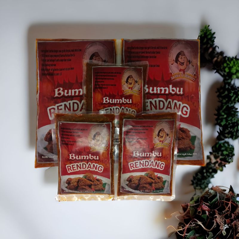 Jual BUMBU RENDANG Khas Minang 150 gram untuk ½ kg Daging/Jengkol/ayam ...