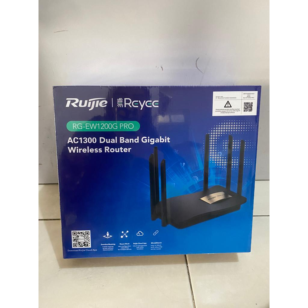 Jual RG-EW1200G Ruijie Reyee Pro Wireless Home Router | Shopee Indonesia