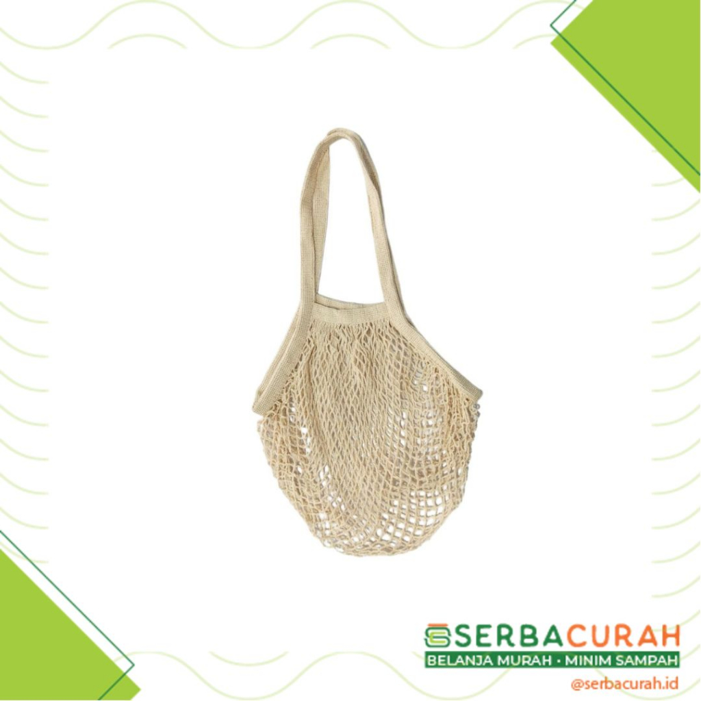 Jual Tas Jaring Katun Cream | Cotton Net Bag | Handle Panjang | Shopee ...