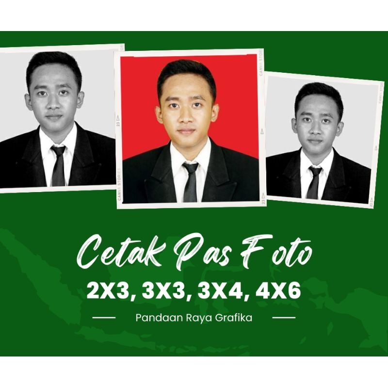 Jual Cetak Pas Foto ukuran 2x3, 3x3, 3x4, 4x6 Anti Luntur | Shopee Indonesia