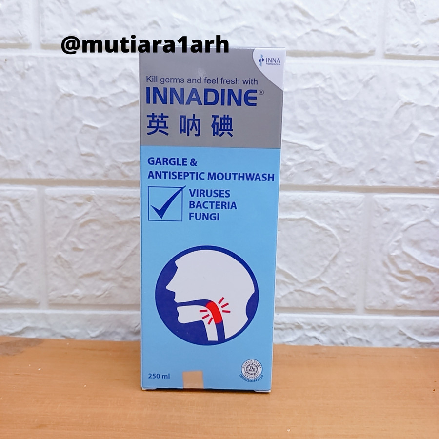 Jual INNADINE MOUTHWASH 250 ML | Shopee Indonesia