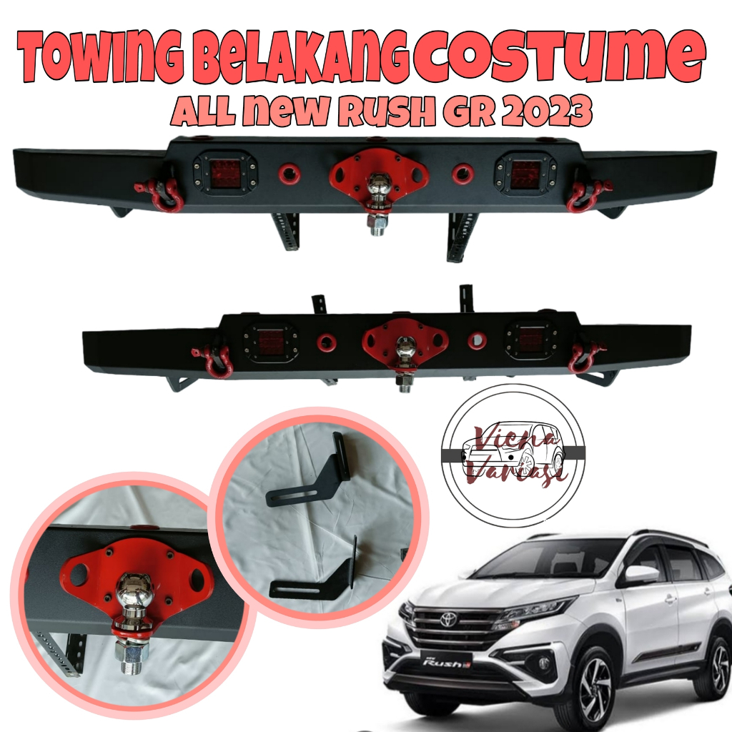 Jual Towing Bumper Belakang Model Costume Mobil Toyota All New Rush ...