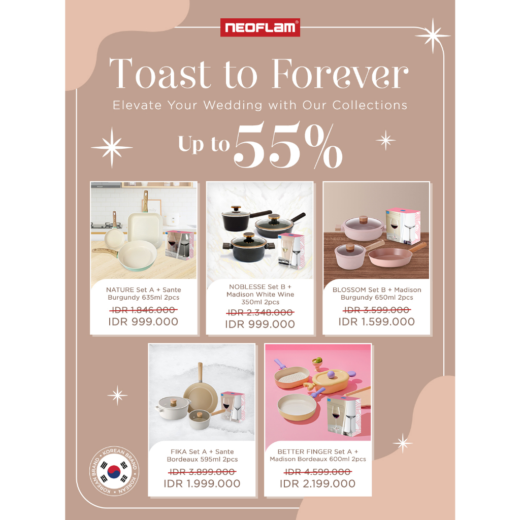 Jual Neoflam Wedding Package | Shopee Indonesia