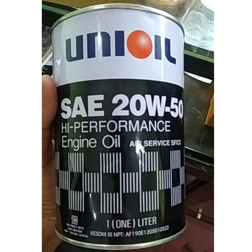 Jual OLI UNIOIL UNION 20W50 1 LITER | Shopee Indonesia