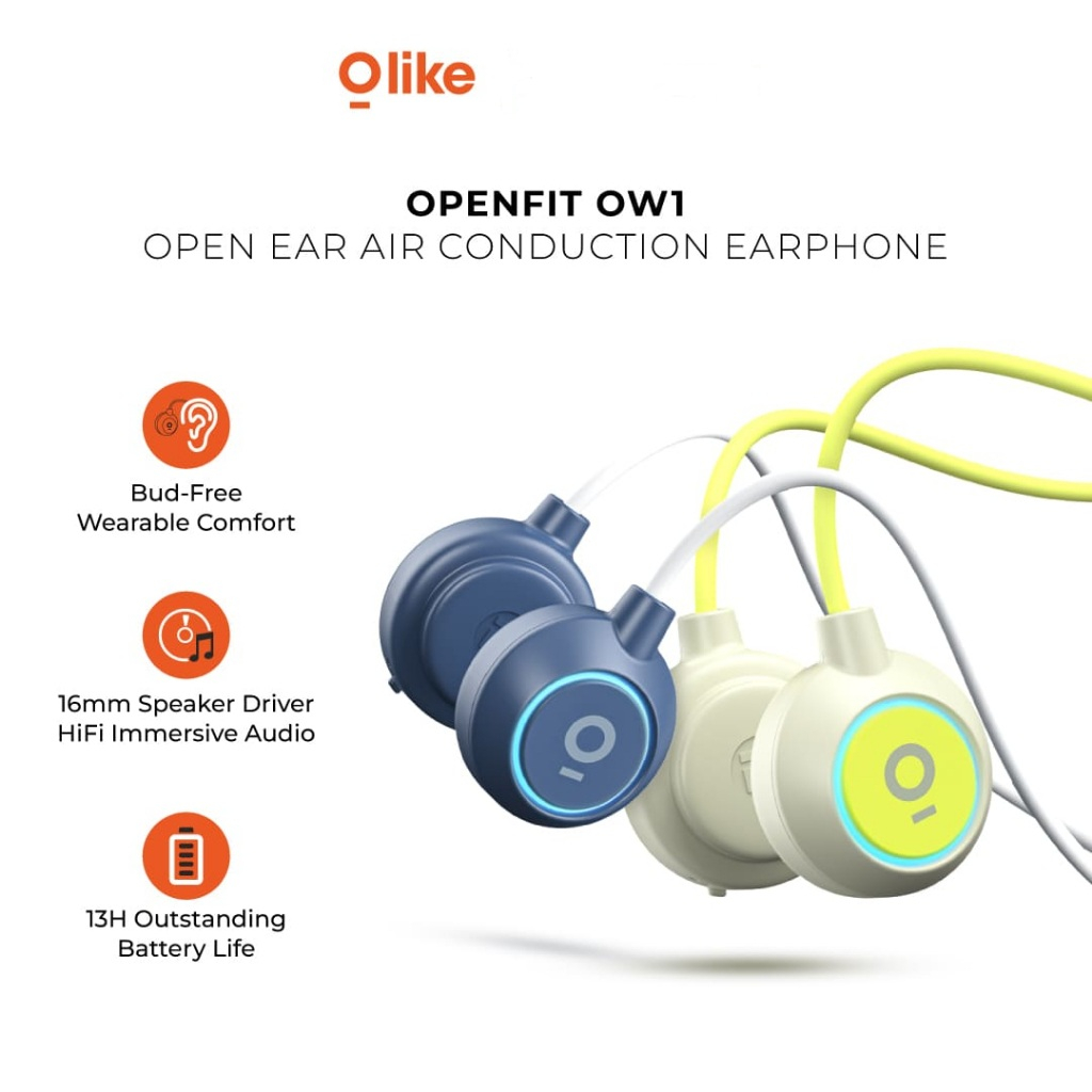 Jual olike openfit ow1 bluetooth earphone / headset bluetooth olike ...