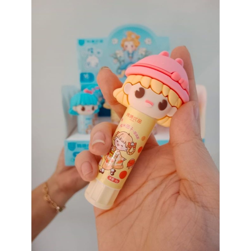 Jual Glue Stick Kertas Lem Glue Cute Girl Lem Kertas Lem Stik Batangan ...