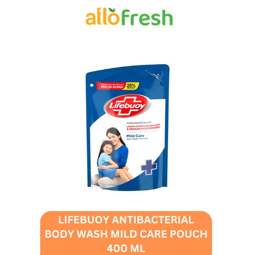 Jual Lifebuoy Antibacterial Body Wash Mild Care Pouch 400 ml | Shopee ...
