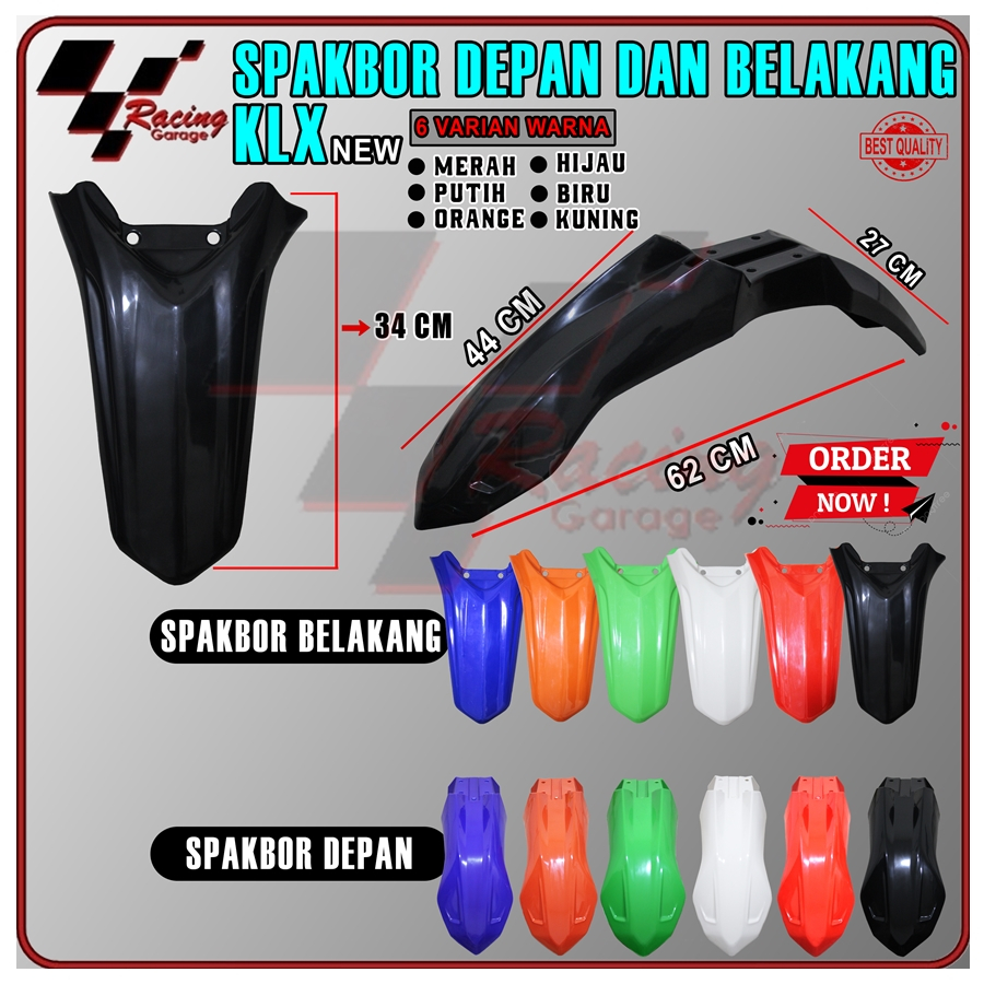Jual SPAKBOR SET DEPAN BELAKANG KLX NEW 250 150 DTRACKER D TRACKER MOTOR TRAIL CROSS SUPERMOTO ...