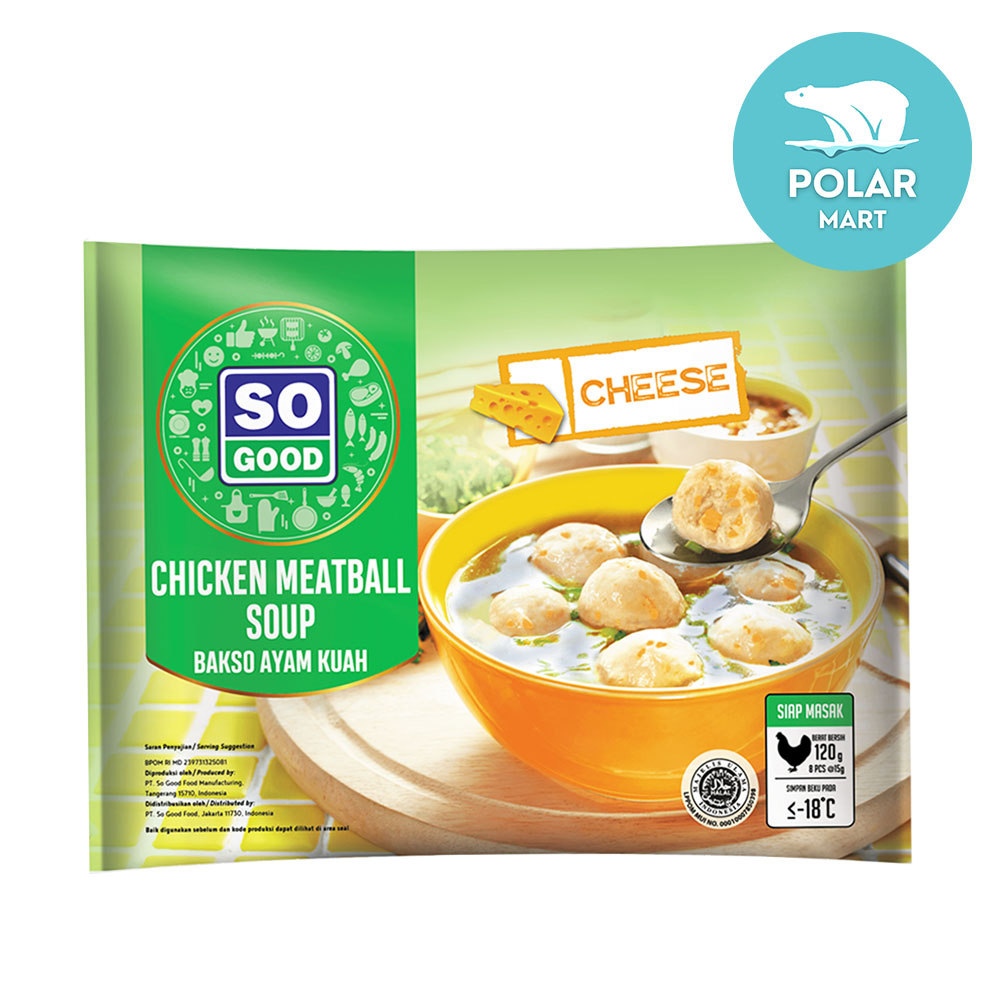 Jual So Good Bakso Ayam Kuah Cheese 120 Gram (FROZEN FOOD BANDUNG ...