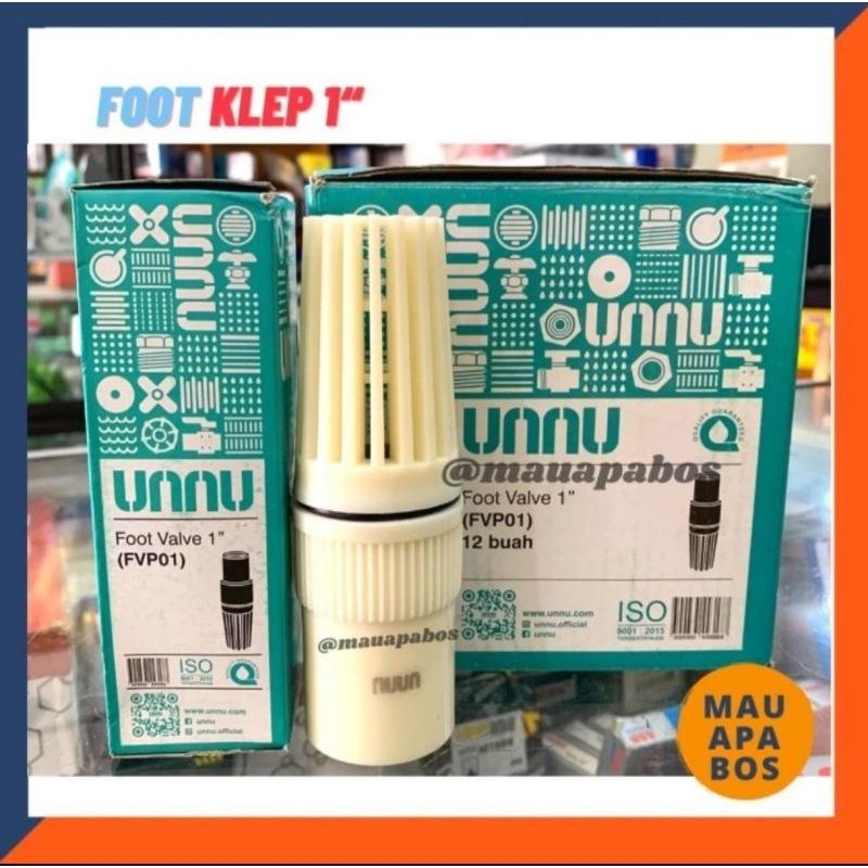 Jual Foot Valve PVC UNNU 1 inch / Tusen klep UNNU 1 inch | Shopee Indonesia