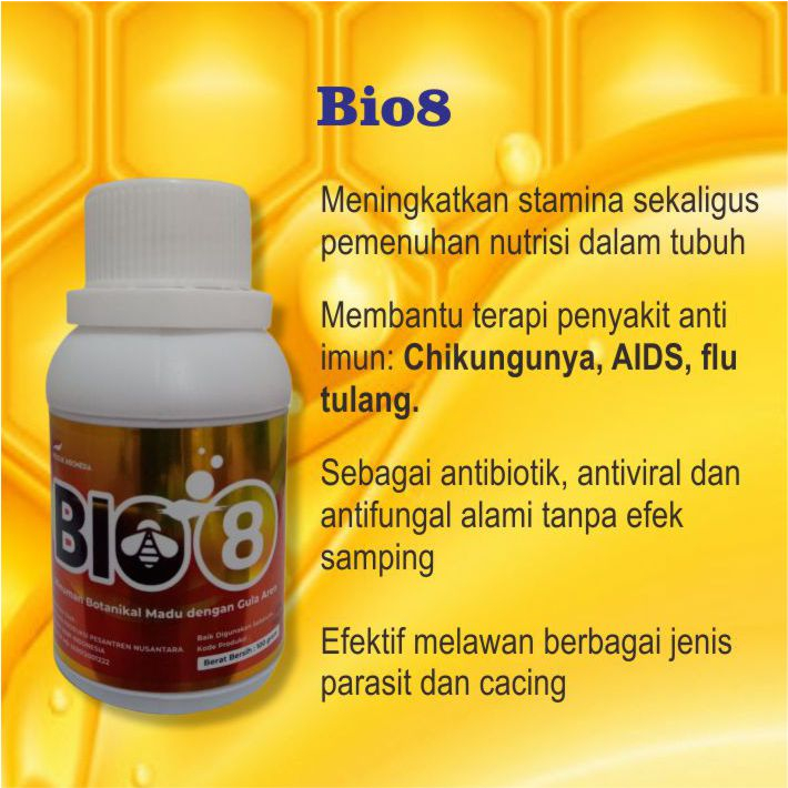 Jual Bio 8 kemasan baru Booster Imun Tubuh Prebiotik & Probiotik ...