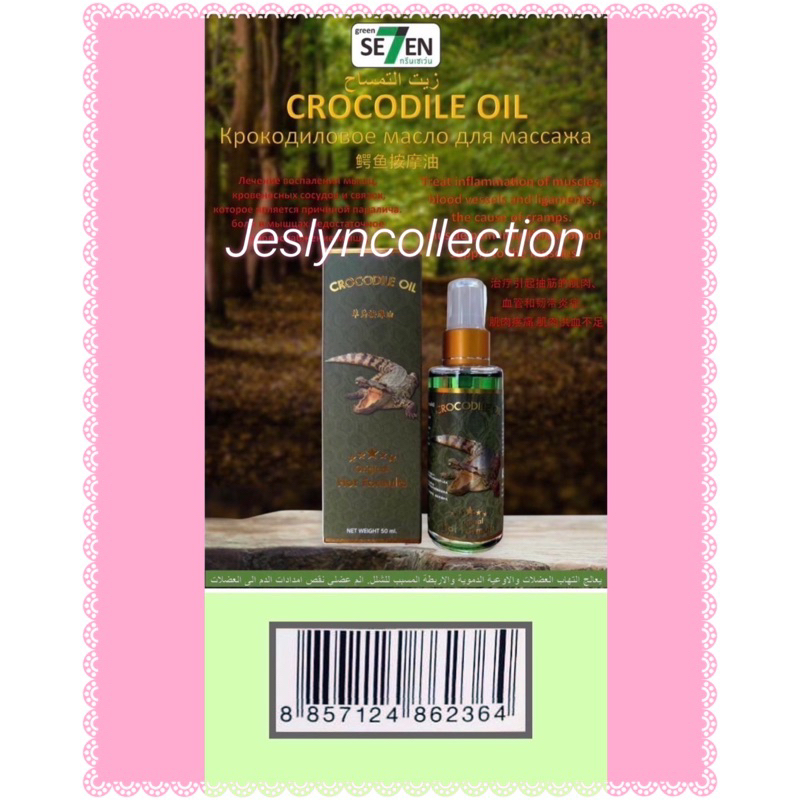 Jual CROCODILE OIL ORIGINAL THAILAND 50Ml/MINYAK BUAYA /MINYAK URUT ...