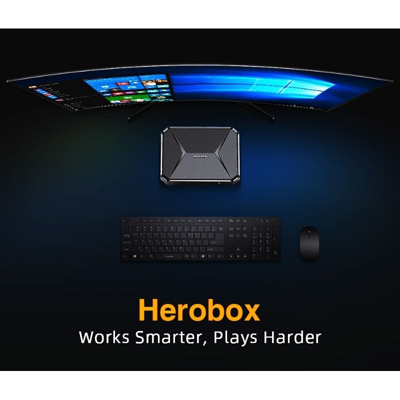 Jual Mini PC Chuwi Herobox 2023 Intel N100 Gen12 8GB LPDDR5 256GB SSD ...