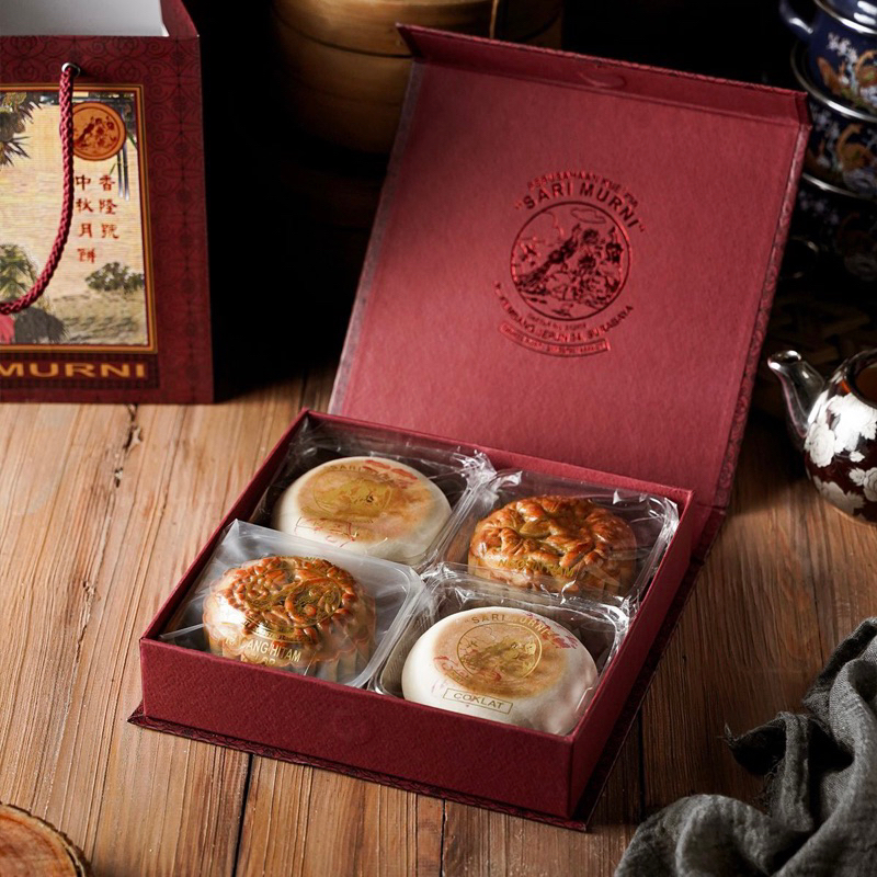 Jual Mooncake Kue Bulan Tiong Ciu Pia Moon Cake Pia Sari Murni Surabaya ...