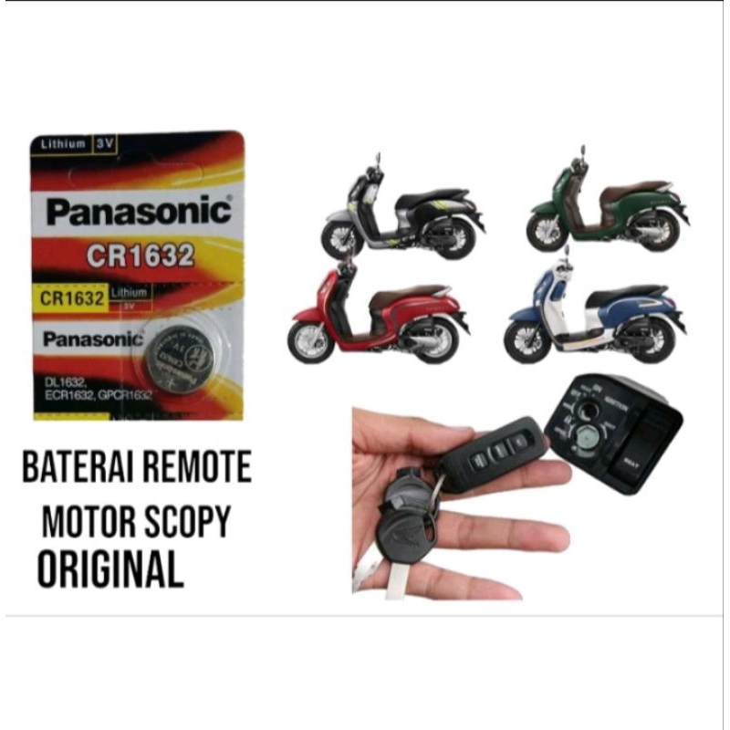 Jual Baterai Remote Motor Scoopy ESP 2017 Keyles | Shopee Indonesia