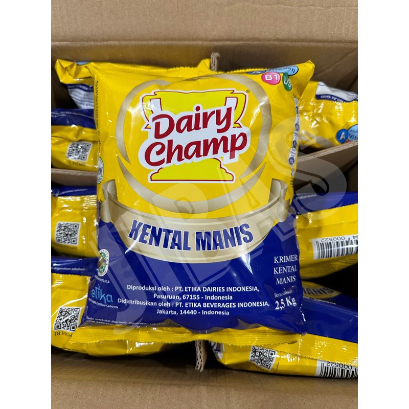 Jual Dairy Champ Kemasan Bantal 2,5kg / Dairychamp Krimer Susu Kental ...
