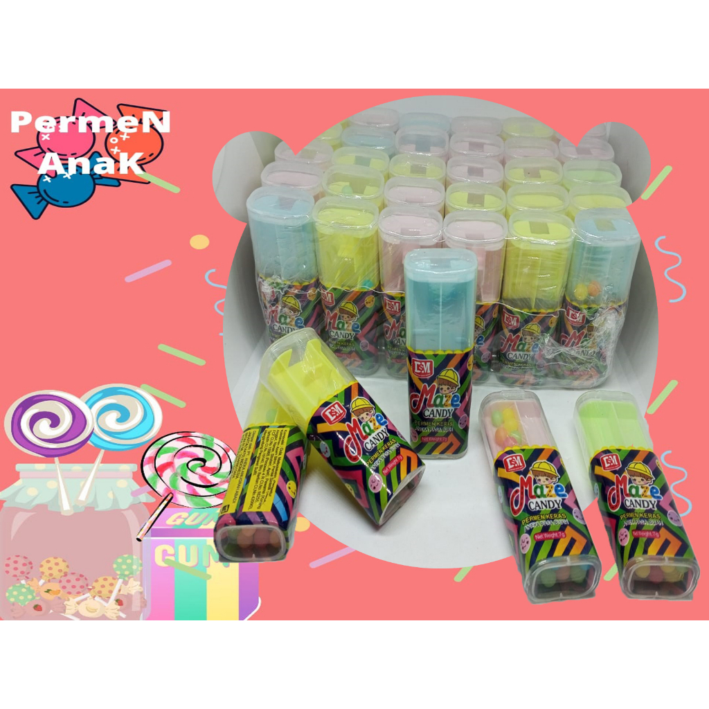 Jual permen anak warung maze labirin mints 30pcs | Shopee Indonesia