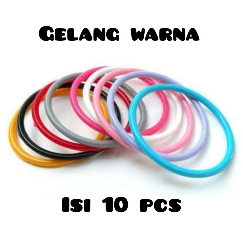 Jual MAINAN GELANG ANAK WARNA WARNI ISI 10 PCS | Shopee Indonesia