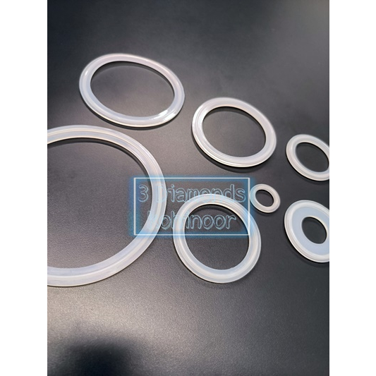 Jual SEAL / GASKET SILICONE FERRULE SANITARY DIN DN10 9MM X 34MM ...