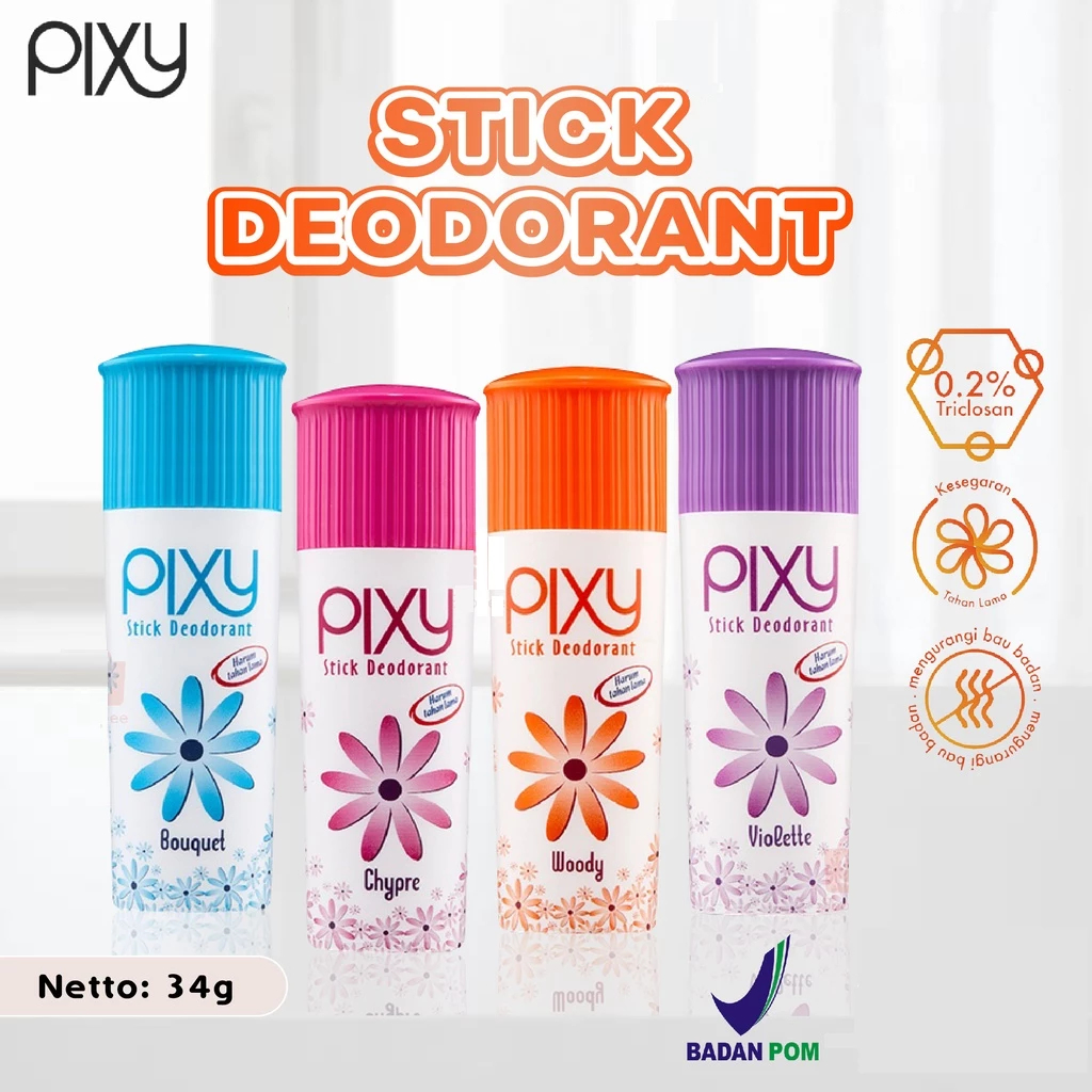 Jual WAWA - PIXY DEODORANT STICK 34 GR SERIES | Shopee Indonesia