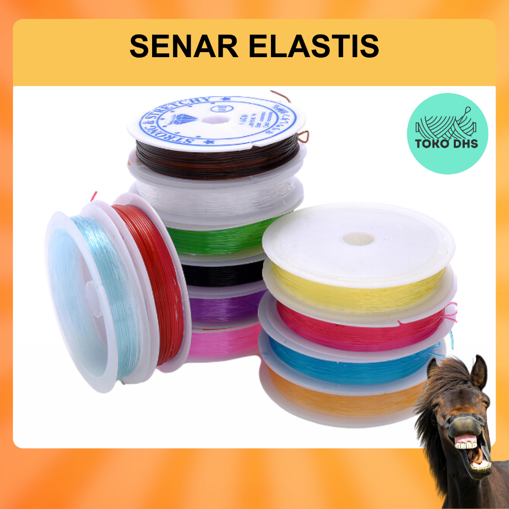 Jual Senar Elastis Buat Gelang / Benang Karet / Senar Crystal Tec ...