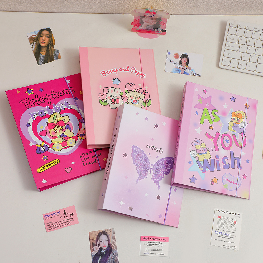 Jual Hisocute A5 Girly Collect Book Binder Album Photocard Tempat Foto ...