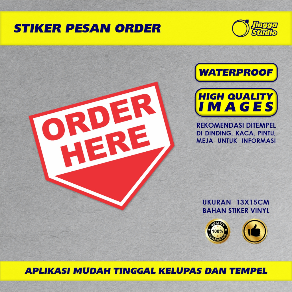 Jual Stiker Pesanan Makanan Orderan Makanan | Shopee Indonesia