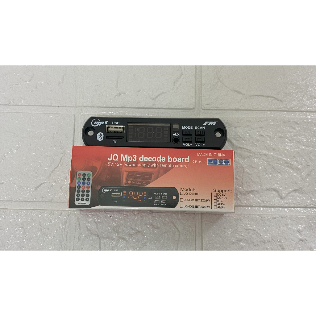Jual Modul MP3 Player Bluetooth Module Kit With Amplifier 2x25W JQ-D011BT | Shopee Indonesia