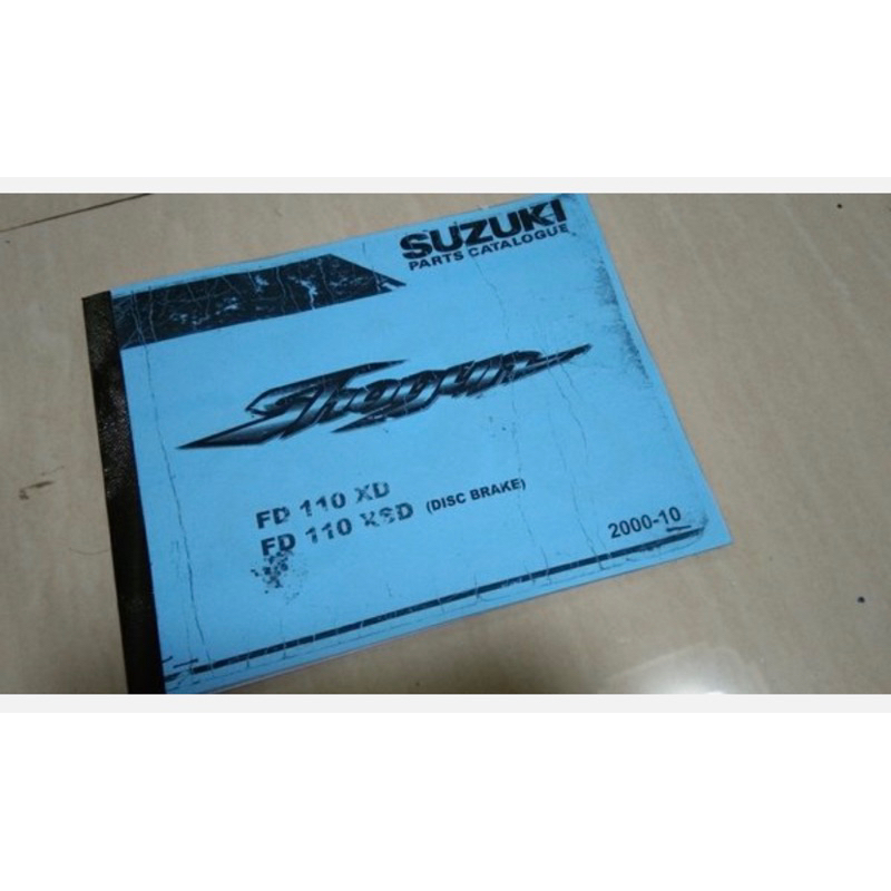 Jual Buku Katalog part Shogun R Shogun New 110 FC | Shopee Indonesia