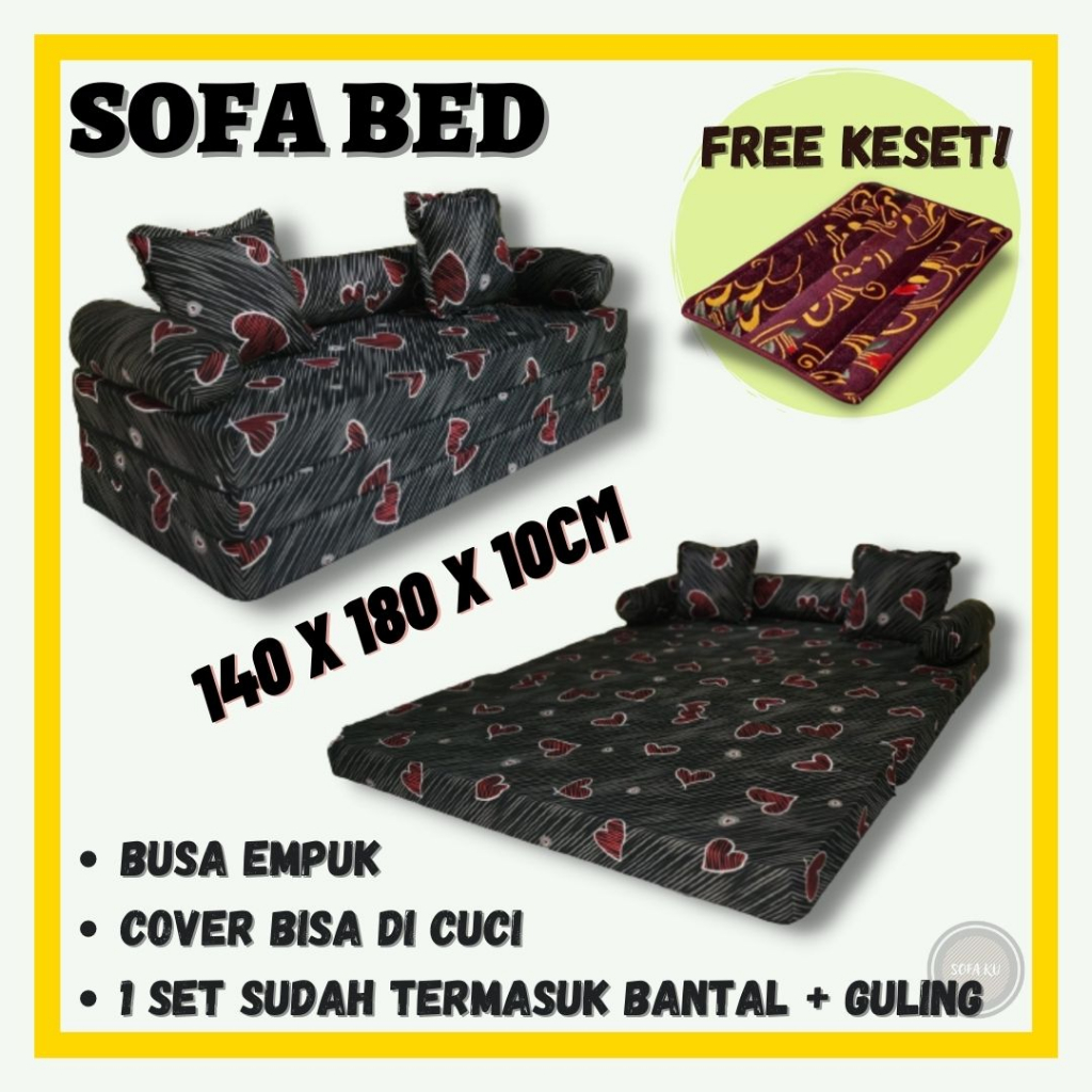 Jual Sofa Bed Lipat Mutifungsi Dengan Desain Minimalis Ukuran ...