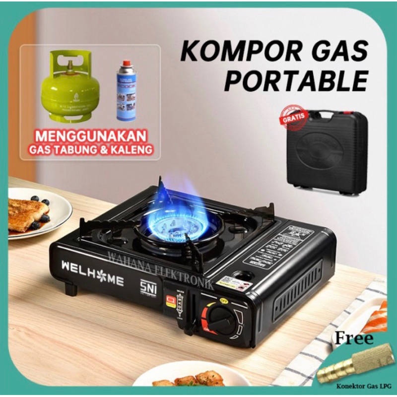 Jual Paket BbQ / Kompor Portable 2in1 / Kompor Piknik Camping Murah Gas ...