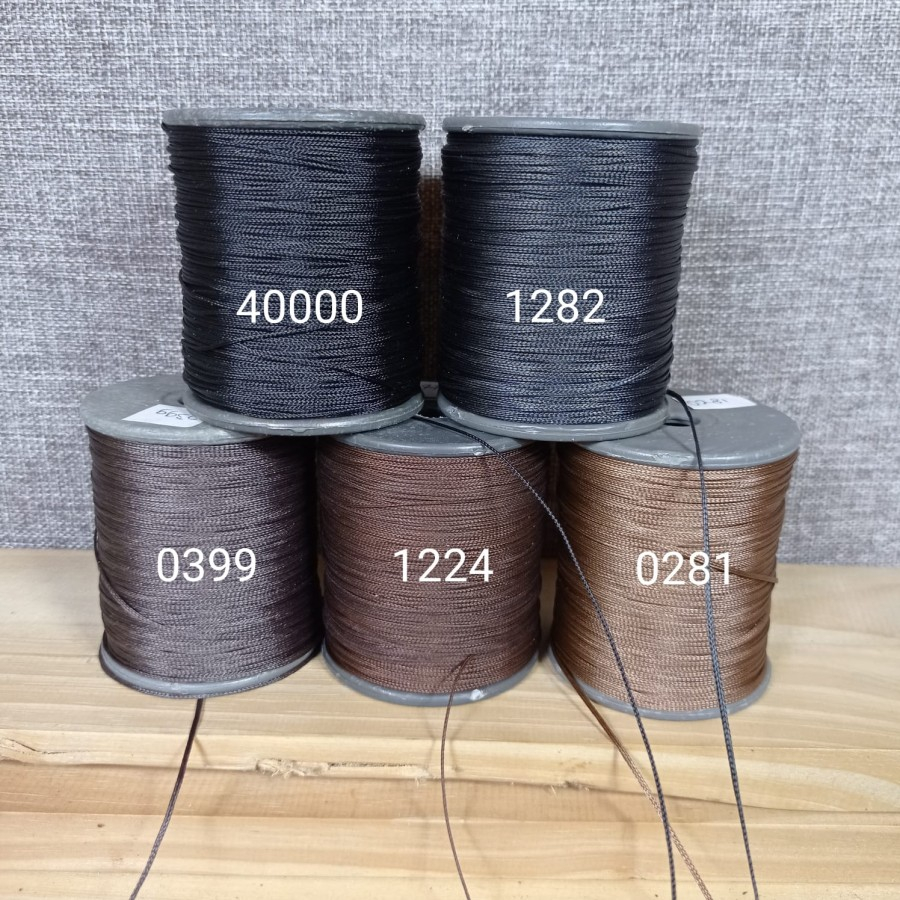 Jual Benang Jahit Kulit Mocasin Tanpa Core 0,8mm Mini Role Serabraid ...