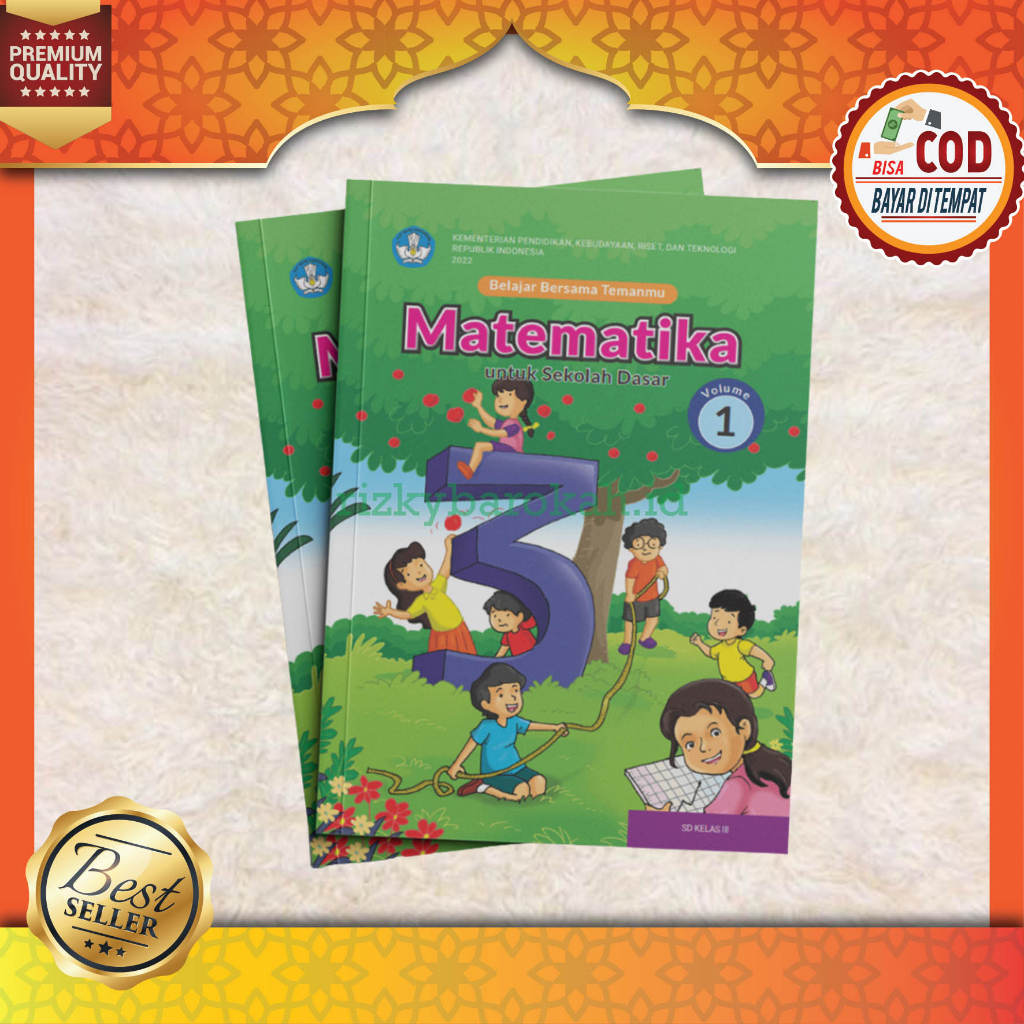 Jual Buku Pelajaran Siswa SD/MI Kelas 3 III Mapel Belajar Bersama Temanmu MATEMATIKA Vol.1 MTK ...