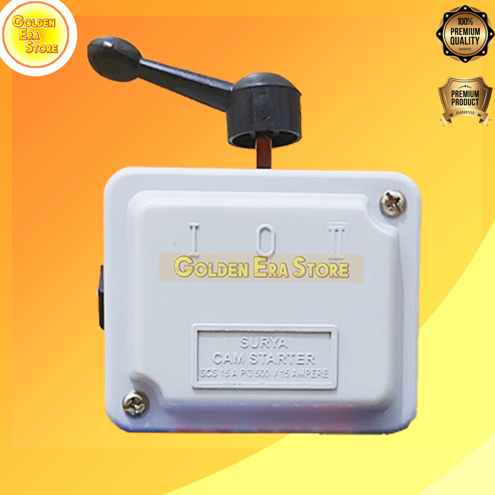 Jual Ohm saklar 15 A/ DAN 30 A cam starter 15A DAN 30A /handle 3 POLE / ON-OFF-ON / SAKLAR ...