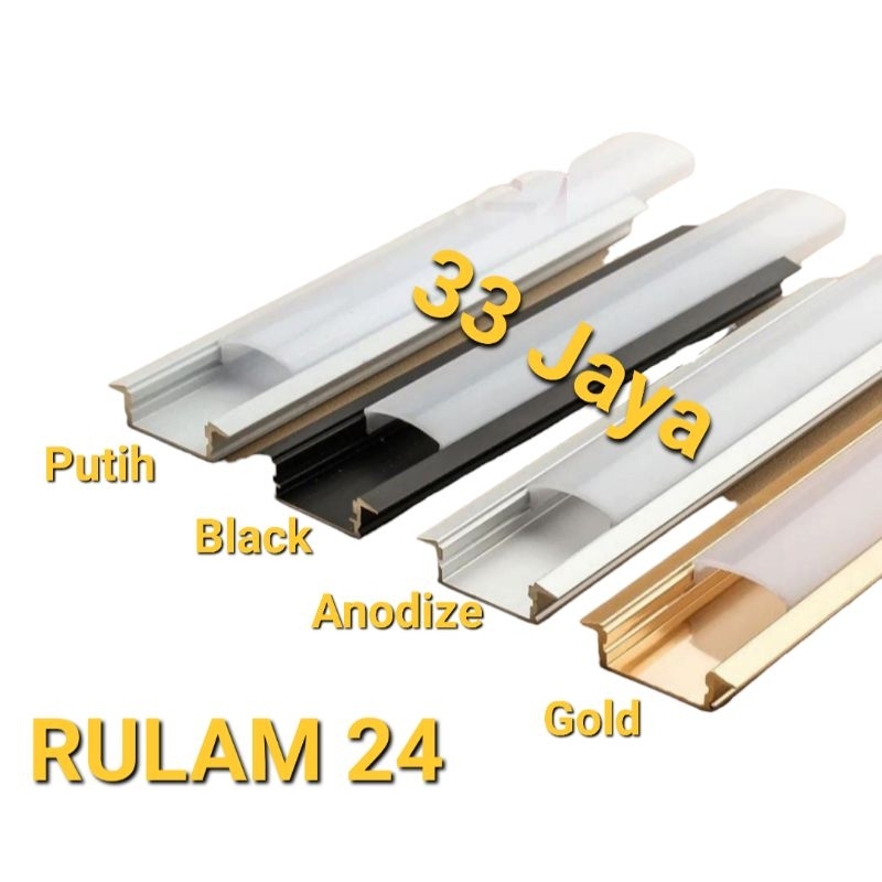Jual List Rumah Lampu LED Strip Rulam-17 Rulam-24 Almunium Acrylic ...