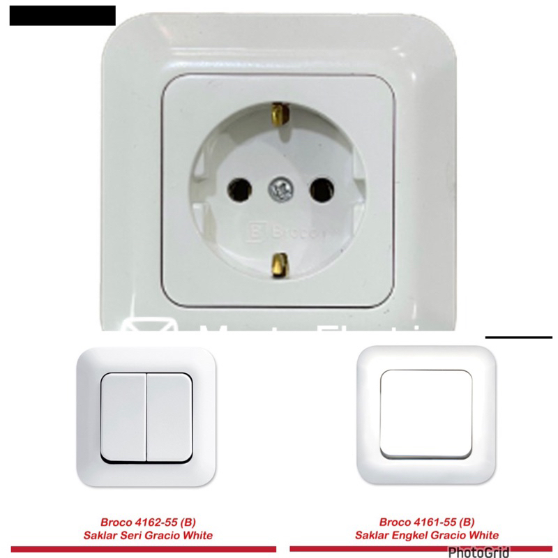 Jual STOPKONTAK TANAM BROCO SAKLAR ENGKEL / SERI IB GRACIO COLOKAN ...