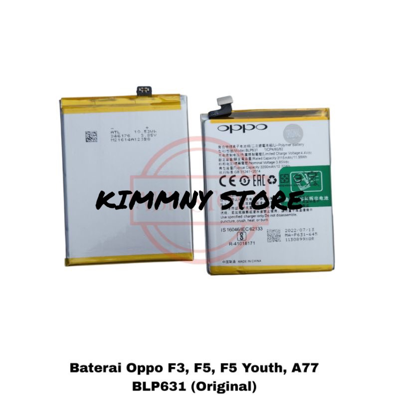 Jual Batre Battery Baterai Oppo A37 A57 A39 F1S F3 F5 F7 F9 F11 F11 PRO ...
