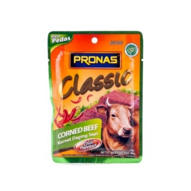 Jual PRONAS CLASSIC C.BEEF CHILI 50G | Shopee Indonesia