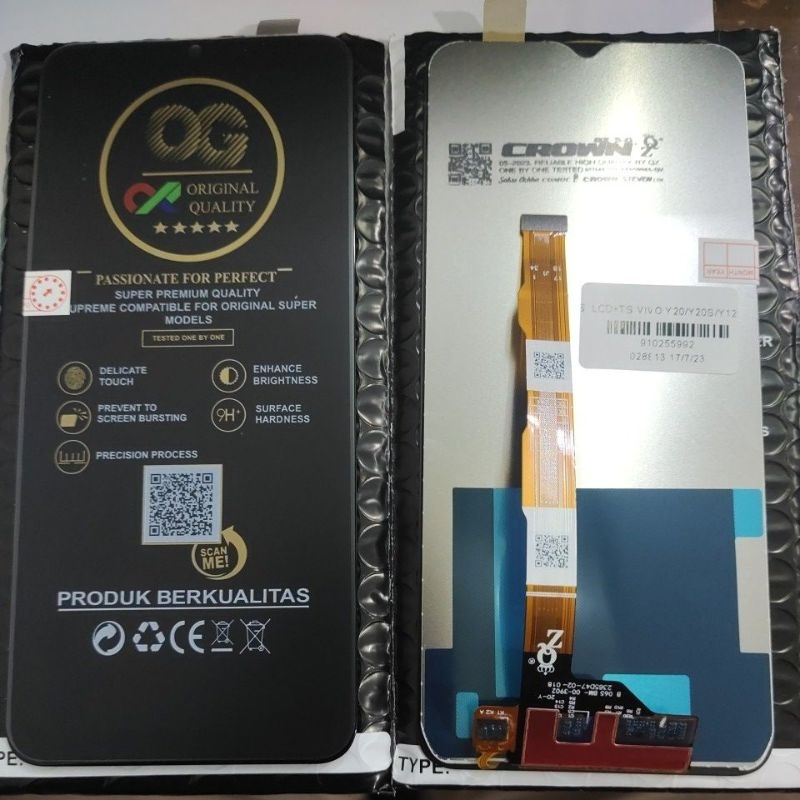 Jual VIVO Y12S/Y15S/Y15A/Y01/Y01A/Y20/Y20S LCD TOUCHSCREEN FULLSET | Shopee Indonesia