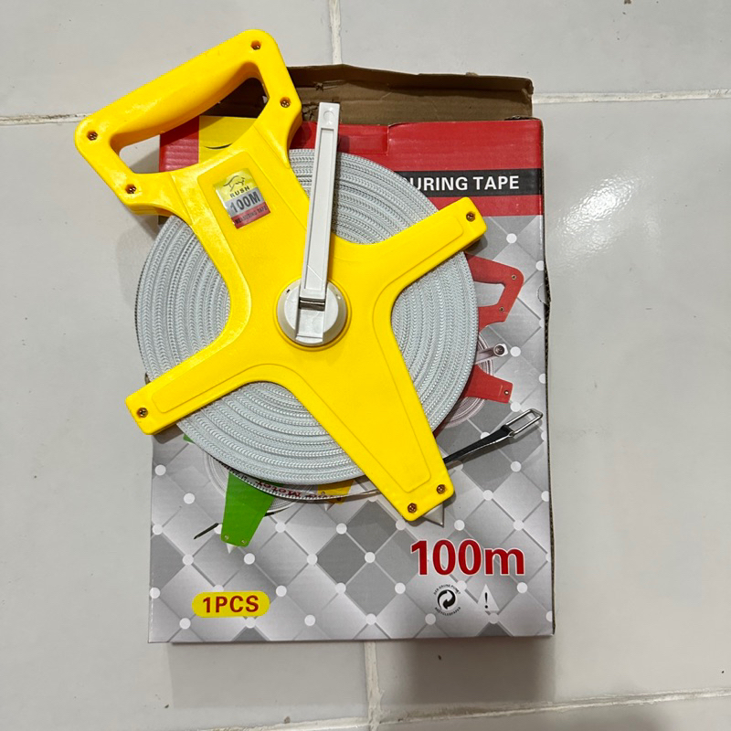 Jual Meteran Roll Fiber/Rolmeter/Roll Meter/Meteran Tanah Tancap ...